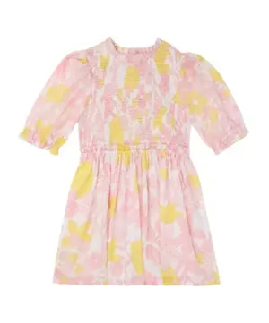 Zimmermann Bubble Sleeve Floral Print Dress