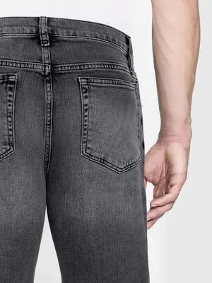 FRAME Mid-waist Straight Leg Jeans