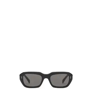 RETROSUPERFUTURE Geometric Frame Sunglasses - Black