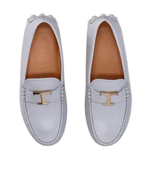 TOD'S Logo-plaque Slip-on Loafers