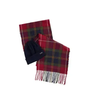 Barbour Tartan Scarf - Red