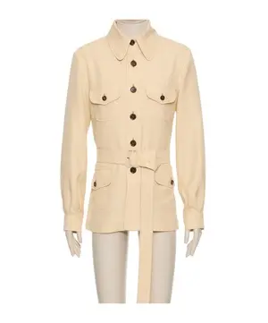 Valentino Garavani Long-sleeved Casual Jacket - Nude