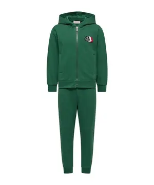Moncler Triple Logo Cotton Fleece Tracksuit