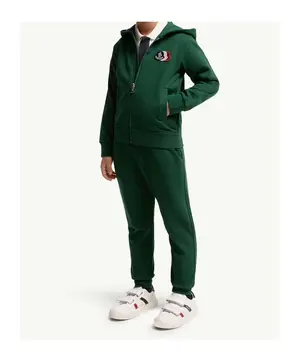 Moncler Triple Logo Cotton Fleece Tracksuit