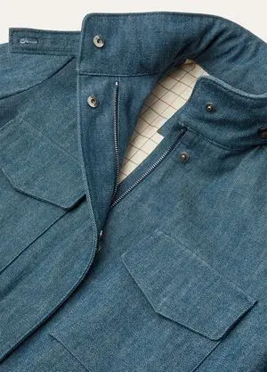 Loro Piana Long-sleeved Jacket With Stand Collar And Drawstring Waist
