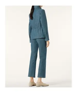 Loro Piana Long-sleeved Jacket With Stand Collar And Drawstring Waist