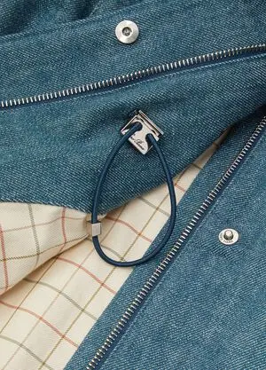 Loro Piana Long-sleeved Jacket With Stand Collar And Drawstring Waist