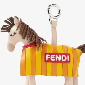 Fendi Leather Horse Charm