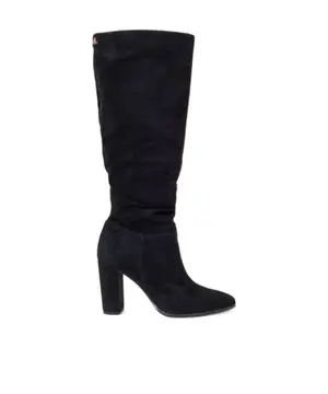 Ralph Lauren Artisan Knee-high Suede Boots - Black