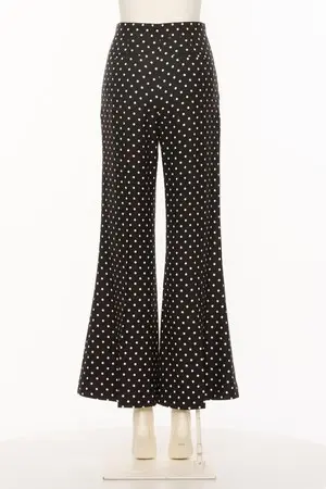 Valentino Garavani Polka Dot Printed Flared Pants