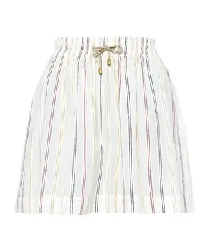 ERES Neda Striped Relaxed Fit Shorts