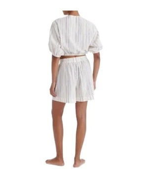 ERES Neda Striped Relaxed Fit Shorts