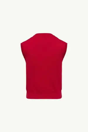 Moncler Duck Jacquard Wool Vest