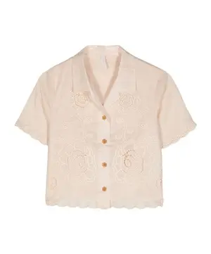 ZIMMERMANN Guipure-lace Cotton Blouse