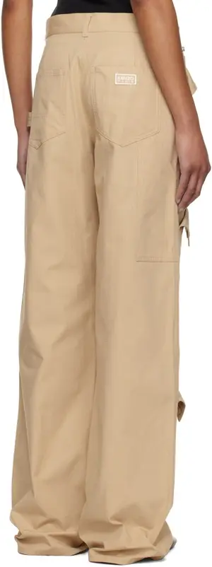 Kenzo High Waisted Wide Leg Trousers