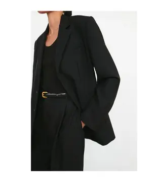 Wardrobe.NYC Three-button Notch Lapel Blazer