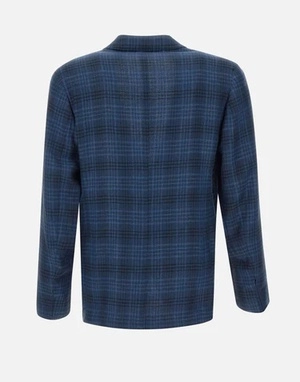 Eleventy Plaid Blazer Jacket