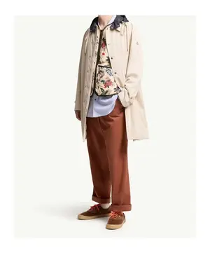 Moncler Cargo Cotton Blend Gabardine Pants