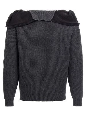 Y/project Zip Hooded Knitted Jumper