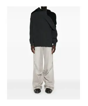 Y/project Zip Hooded Knitted Jumper