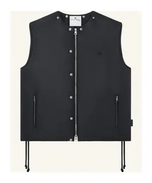 COURREGES Logo-patch Padded Gilet