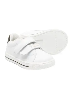 Fendi Leather Sneakers With Velcro Closure