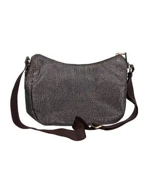 Borbonese Luna Middle Hobo Bag