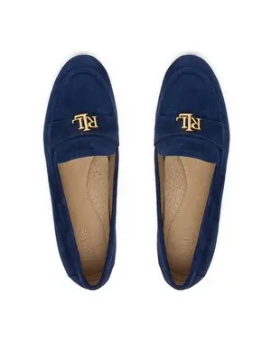 Polo Ralph Lauren Logo-plaque Suede Pumps