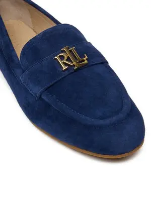 Polo Ralph Lauren Logo-plaque Suede Pumps