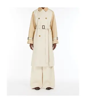 Max Mara Canasta Double-breasted Reversible Trench Coat