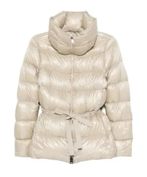Herno Drawstring-waist Puffer Jacket - Nude
