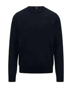 K-WAY Logo Detailed Crewneck Jumper - Black