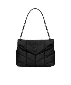 Saint Laurent Puffer Medium Shoulder Bag - Black