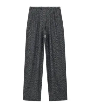 Emporio Armani Pleated Check Flannel Trousers
