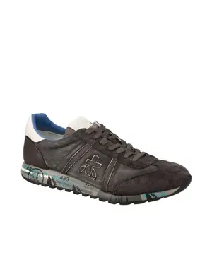 Premiata Round Toe Lace Up Sneakers