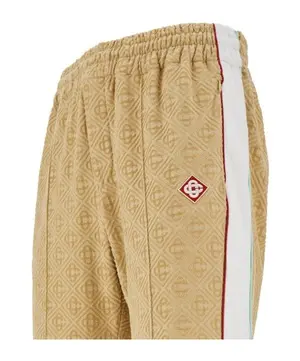 Casablanca Monogram-jacquard Velour Track Pants