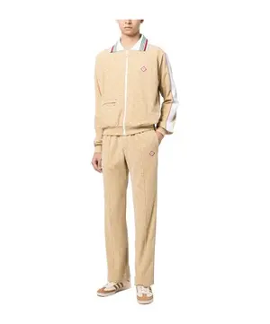 Casablanca Monogram-jacquard Velour Track Pants