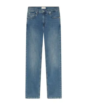 FRAME Jeans With Belt Loops - Blue