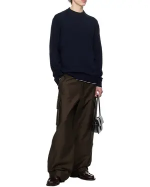 Jacquemus Tricot Knit Jumper With Embroidered 'j