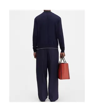 Jacquemus Tricot Knit Jumper With Embroidered 'j