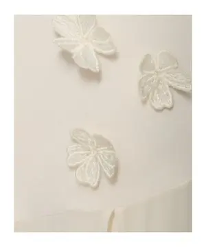 ROTATE BY BIRGER CHRISTENSEN Flower Embroidery Maxi Dress