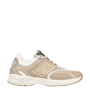Fendi Faster Ff-embossed Detailed Low-top Sneakers