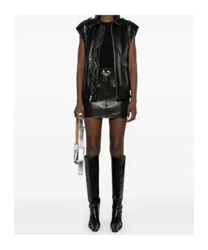 ANINE BING Steel Mini Skirt