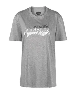 Isabel Marant Étoile Logo Print Organic Cotton T-shirt