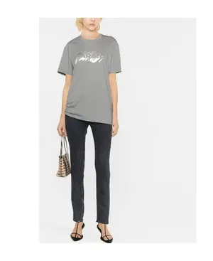 Isabel Marant Étoile Logo Print Organic Cotton T-shirt