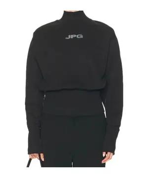 JEAN PAUL GAULTIER High Neck Long Sleeve Sweatshirt