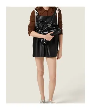 Miu Miu Shiny Leather Handbag