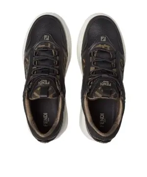Fendi Force Trainers With Ff Logo Detailing