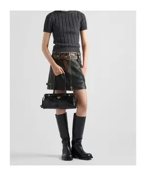 Prada Bonnie Medium Leather Handbag