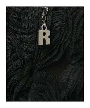 ROTATE BY BIRGER CHRISTENSEN Pleated Floral Mesh Dress